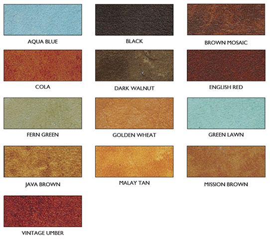 Keystone Concrete I Concrete Stain Colors